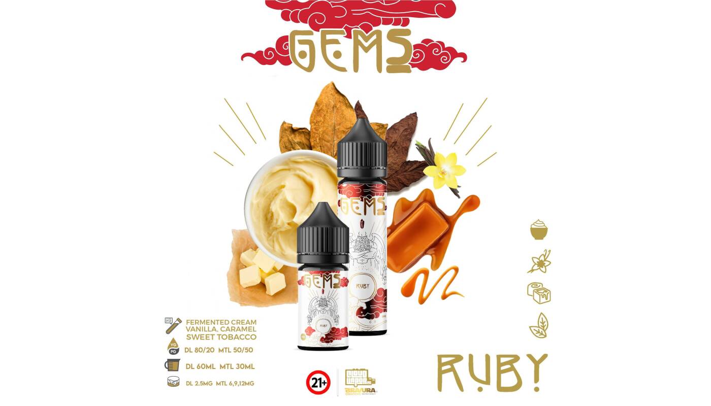 GEMS - Ruby - DL - 60ML - Beta Vape