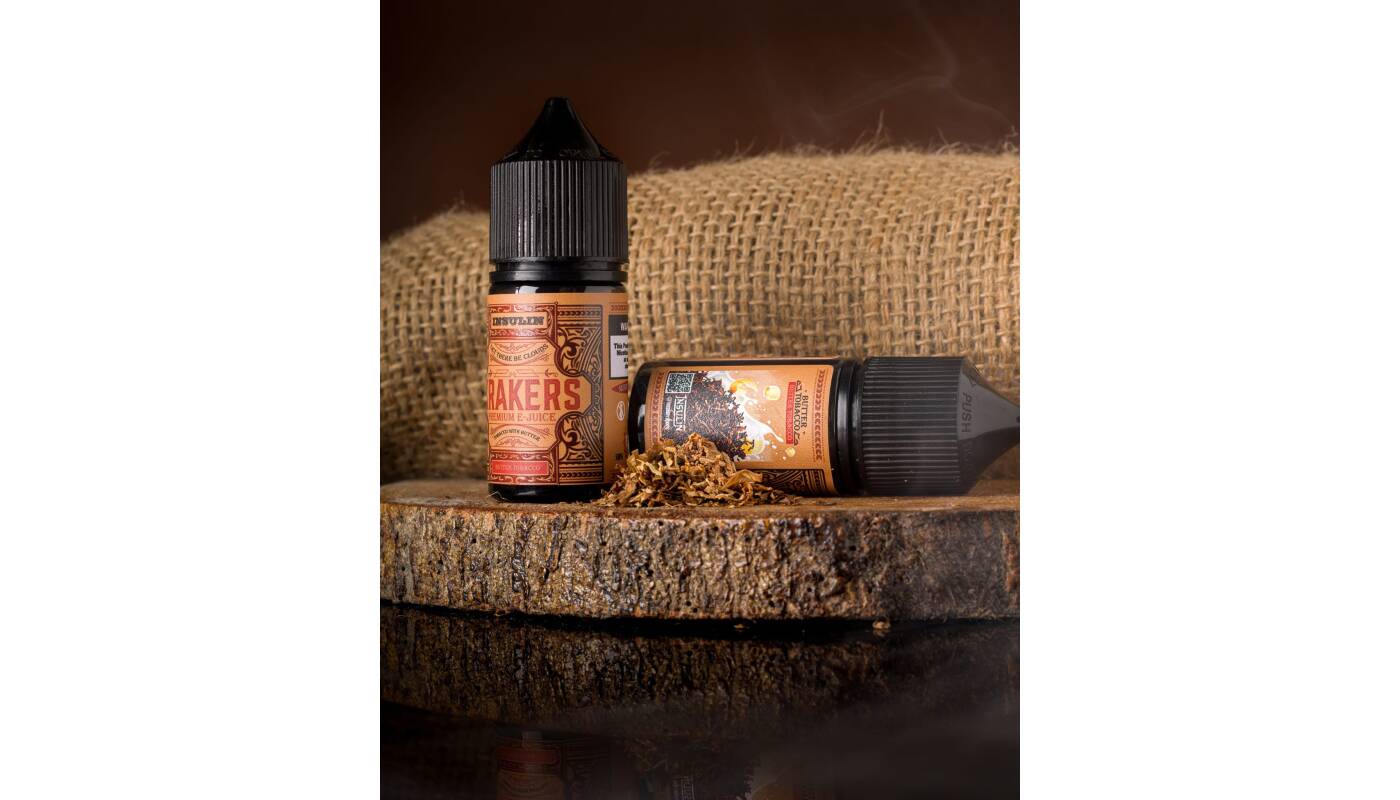 KRAKERS - Butter Tobacco - MTL - 30ML - Beta Vape