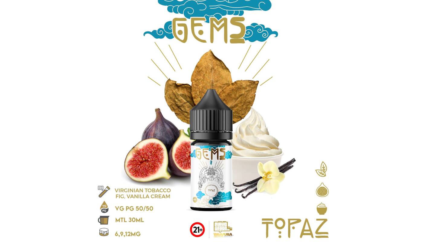 GEMS - TOPAZ - MTL - 30ML Beta Vape