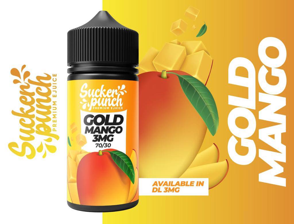Sucker Punch - Gold Mango - DL - 100ML - Beta Vape