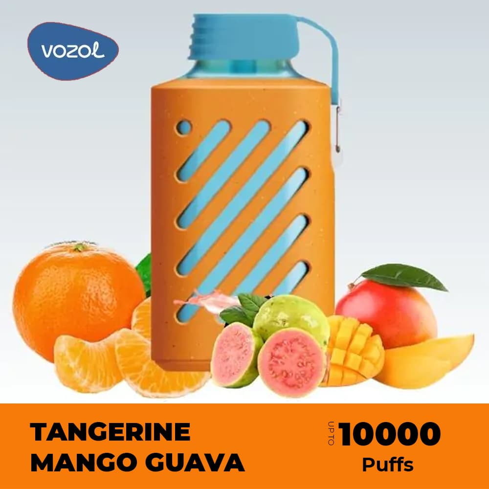 Vozol Disposable 10000 puff - Tangerine Mango Guava - ( RECHARGEABLE ...