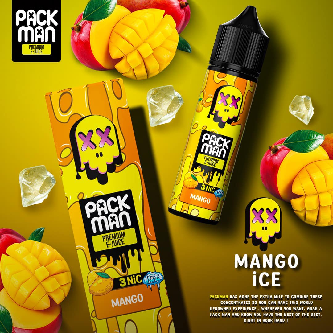 Packman - Mango - DL - 60 ML - Beta Vape