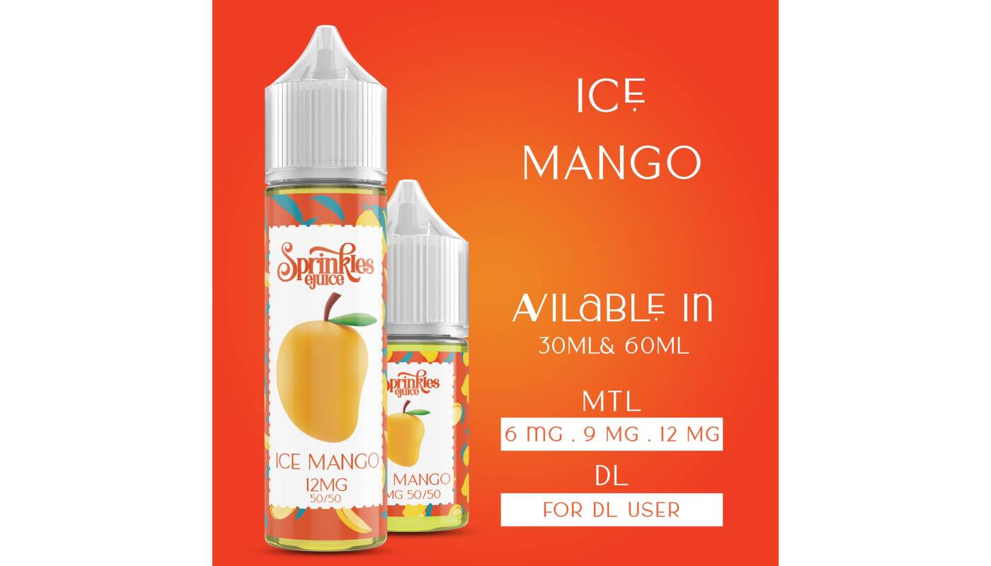 Sprinkles - Ice Mango - DL - 60ML - Beta Vape