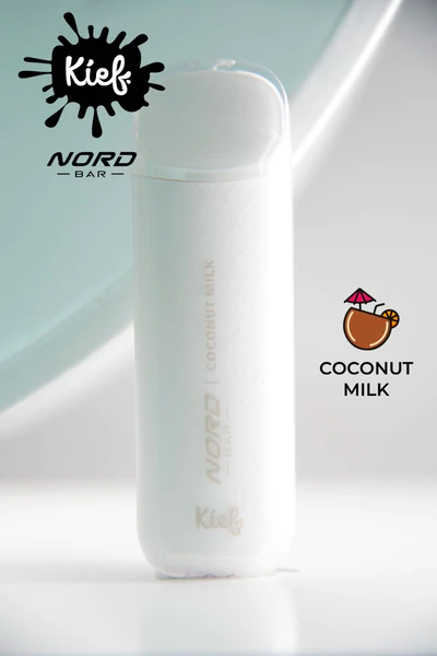 NORD BAR Disposable Pods 4000 puff - Coconut Milk - ( RECHARGEABLE ...